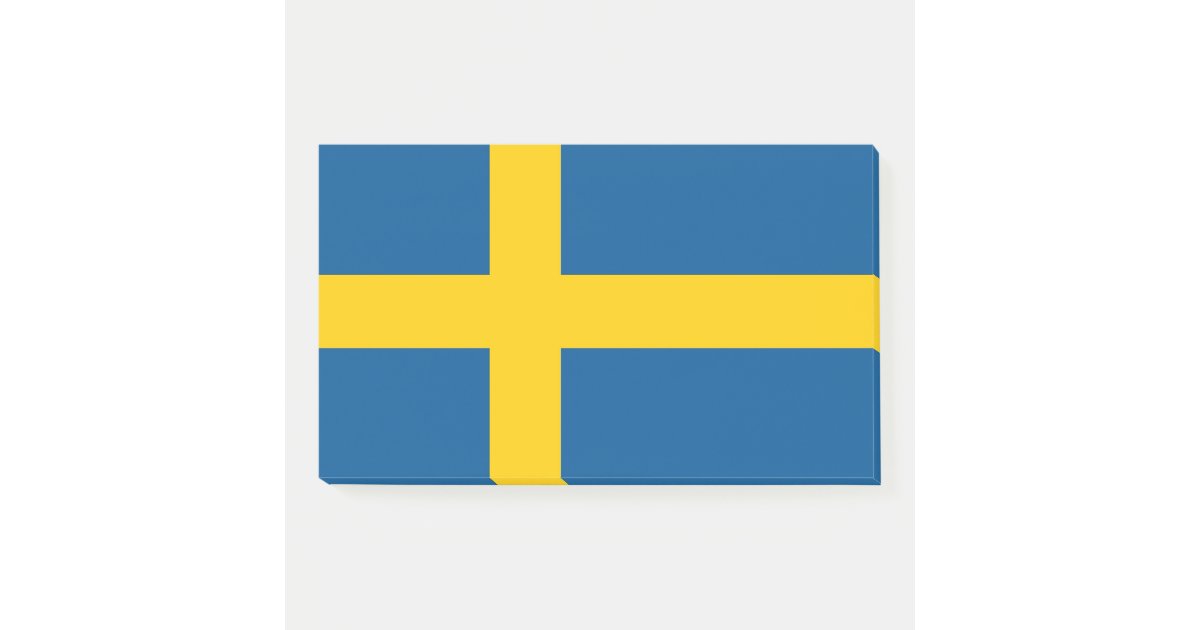 Notes with flag of Sweden | Zazzle