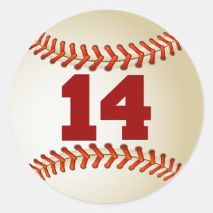 Number 14 Stickers | Zazzle AU