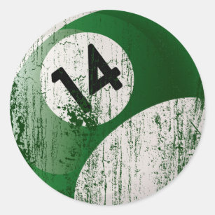 Number 14 Stickers | Zazzle AU