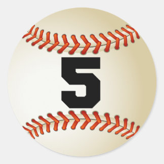 Number 5 Stickers | Zazzle.com.au