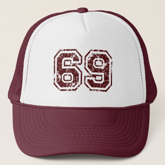 Number 69 trucker hat | Zazzle.com.au