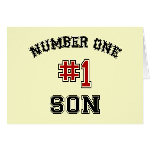 A Message From Number One Son...