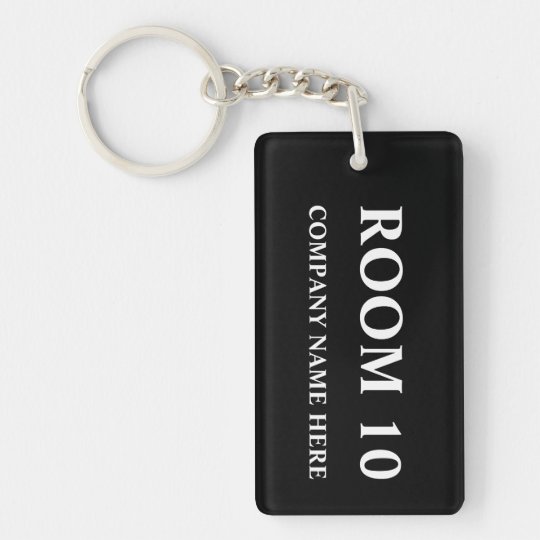 Numbered Hotel room keychains | Customisable | Zazzle.com.au