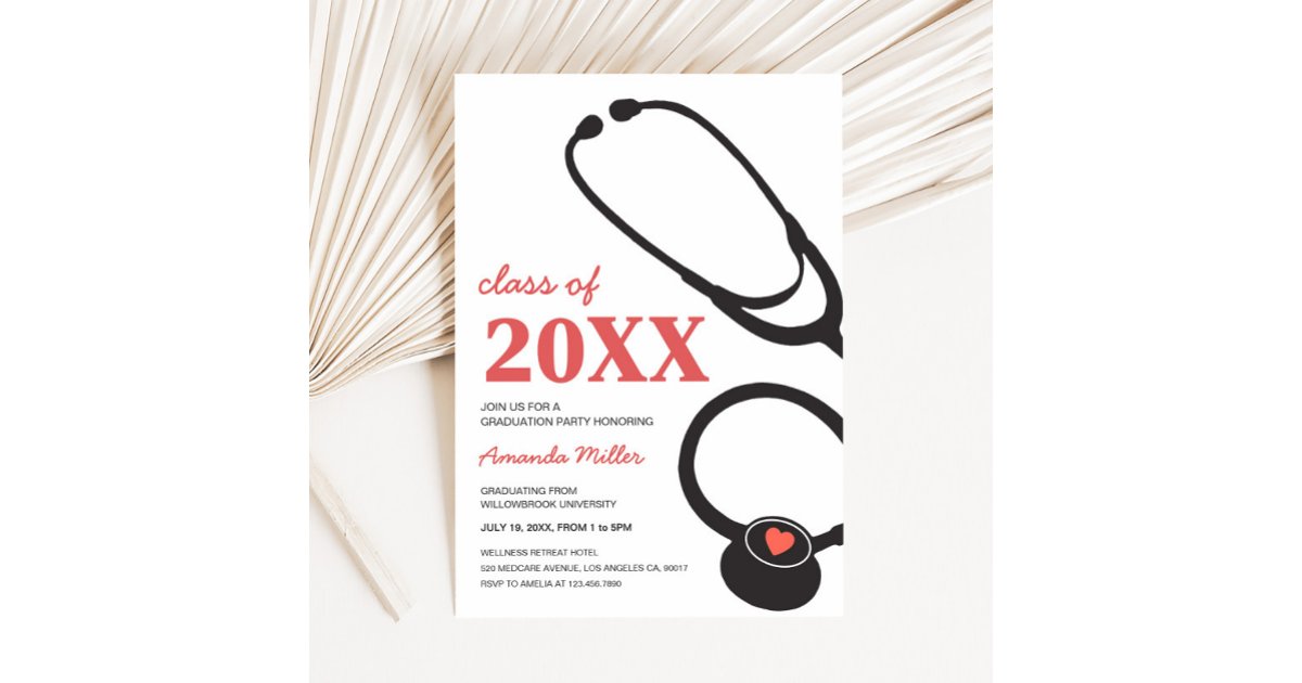 Nursing Graduation Party Invitation | Zazzle