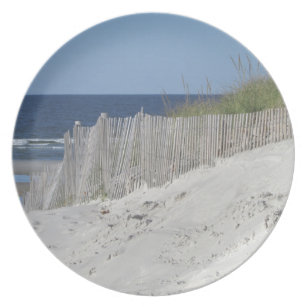 Beach Cottage Plates | Zazzle AU