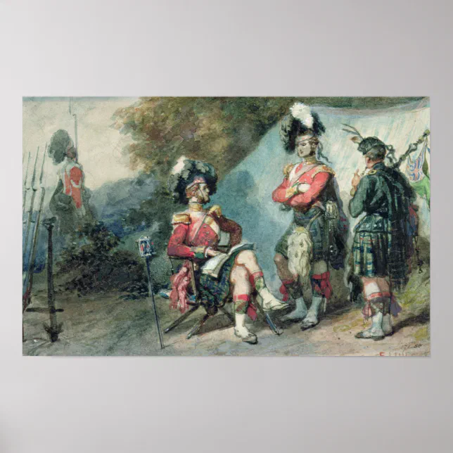 Officers of the 79th Highlanders Poster | Zazzle