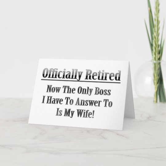 Officially Retired Card | Zazzle.com.au