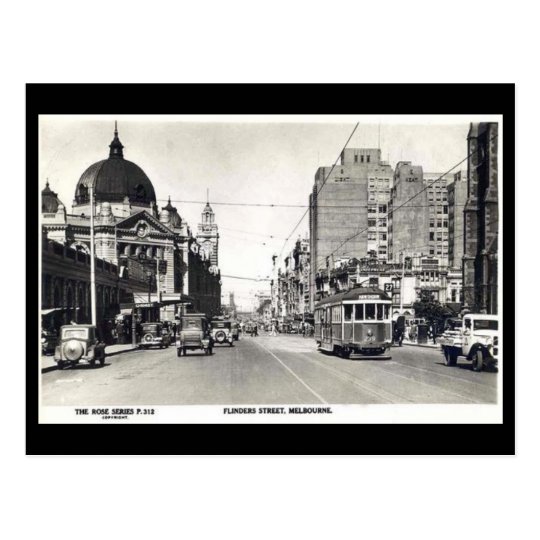 Old Postcard - Melbourne, Australia | Zazzle.com.au
