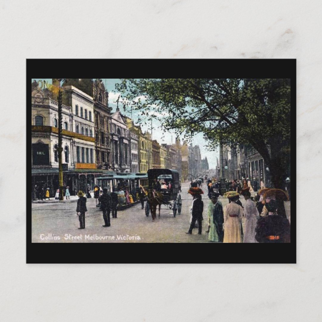 Old Postcard - Melbourne, Victoria | Zazzle