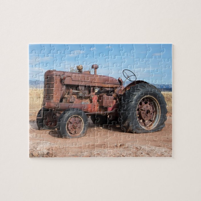 Old Tractor Jigsaw Puzzle | Zazzle.com.au