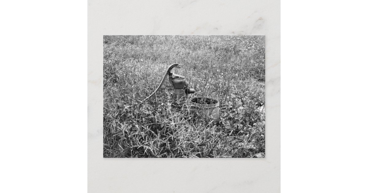 Olden Day Pump Postcard | Zazzle