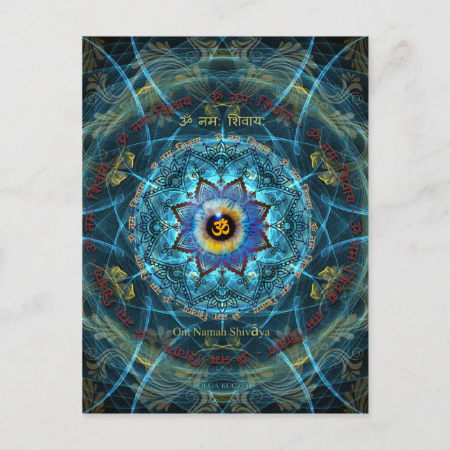 "Om Namah Shivaya"- The True Identity- Yourself Postcard | Zazzle