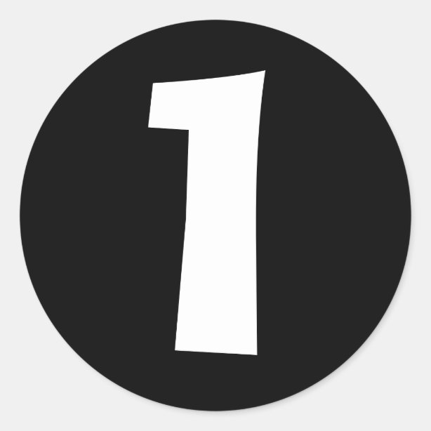 Number 1 Stickers | Zazzle AU