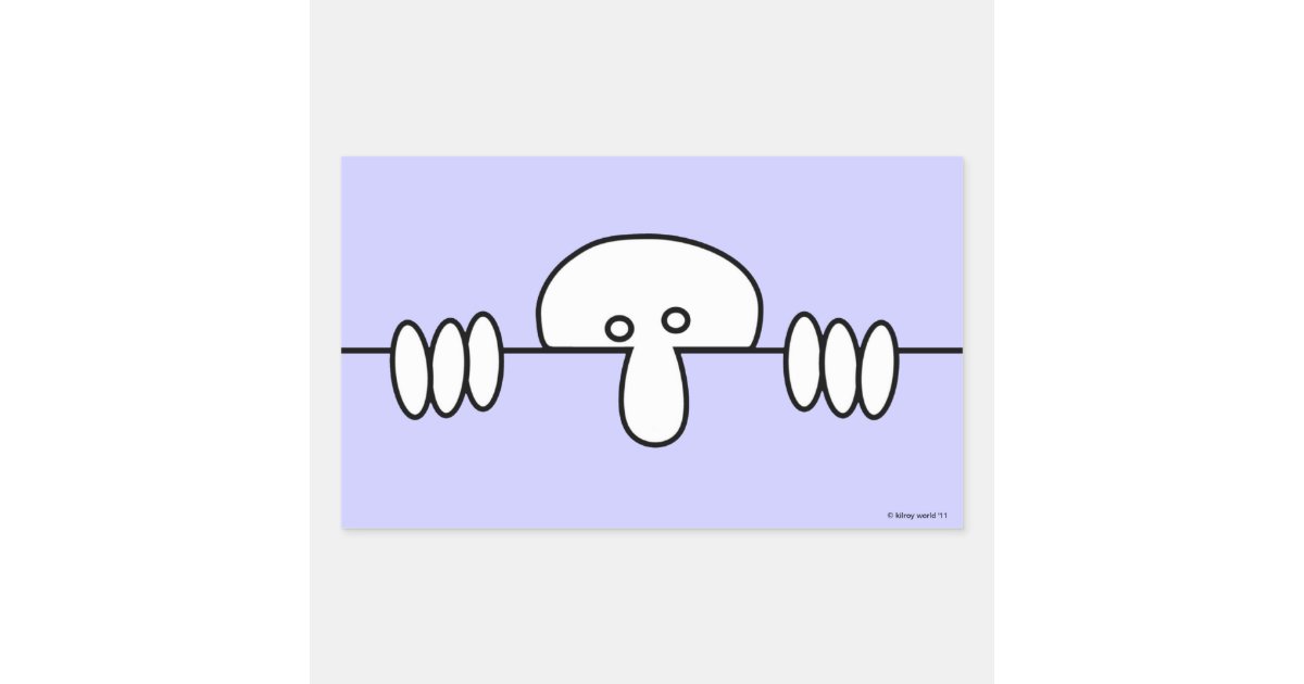 Original Kilroy Sticker | Zazzle