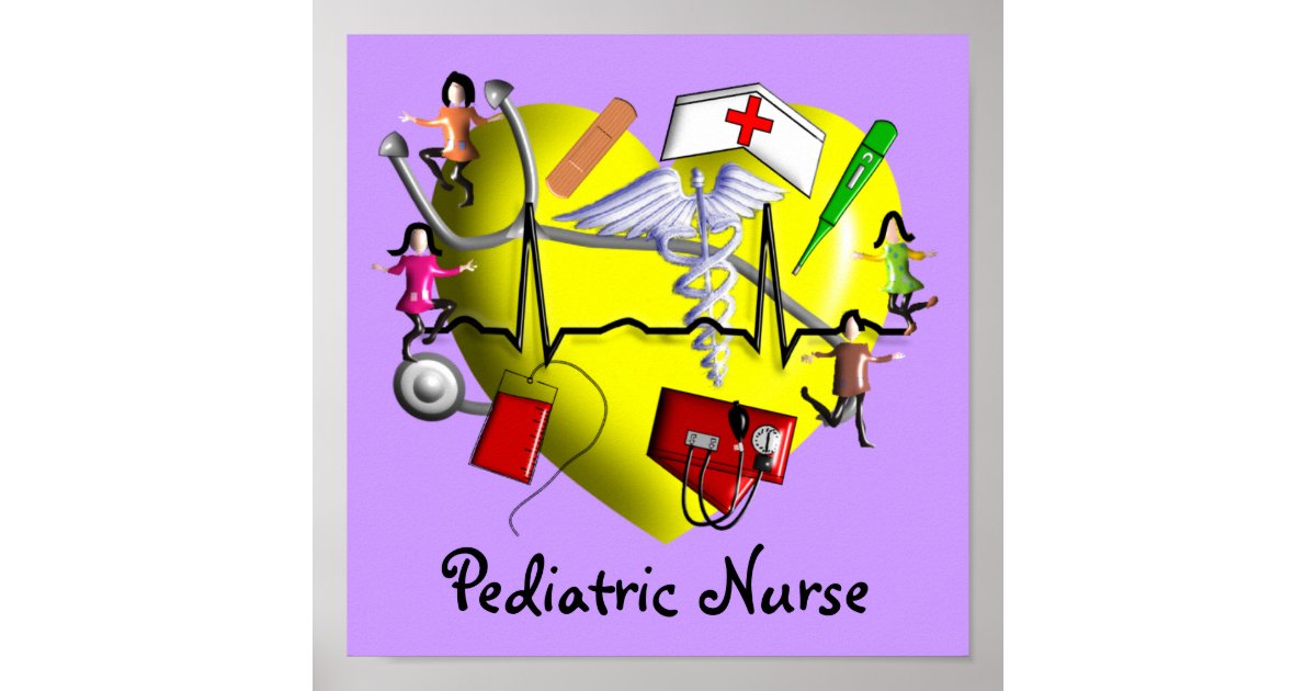 Paediatrics Nurse Art Poster | Zazzle