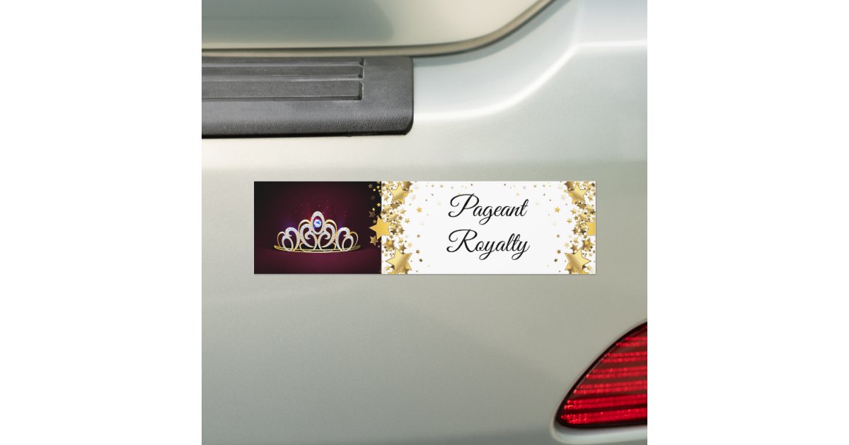 Pageant Bumper Sticker | Zazzle