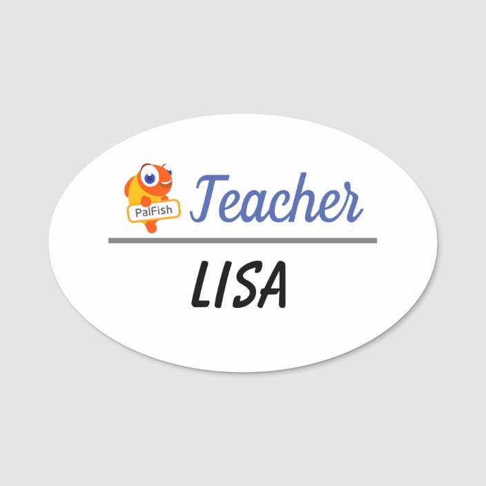 Palfish Name Tag | Zazzle.com.au