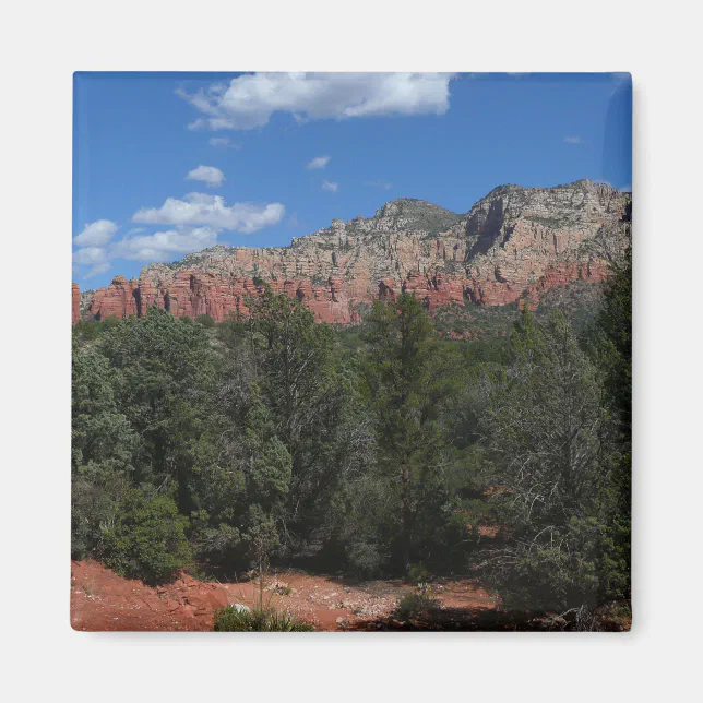 Panorama of Red Rocks in Sedona Arizona Magnet | Zazzle