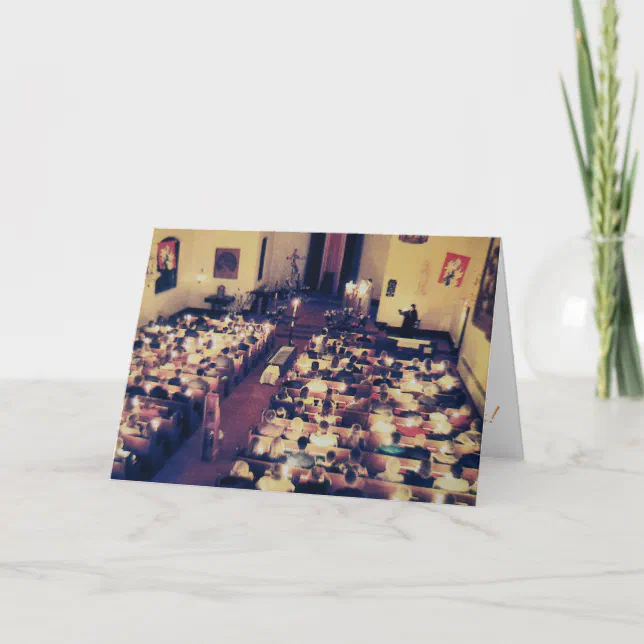 "Paschal Candle Lighting" Easter Card | Zazzle