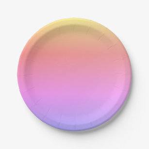Pastel Colors Plates | Zazzle AU