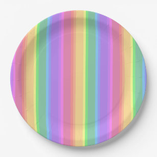 Pastel Colors Plates | Zazzle AU
