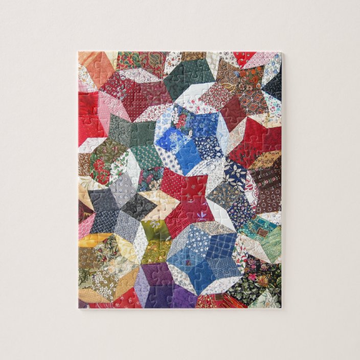 Patchwork Quilt Jigsaw Puzzle | Zazzle.com.au