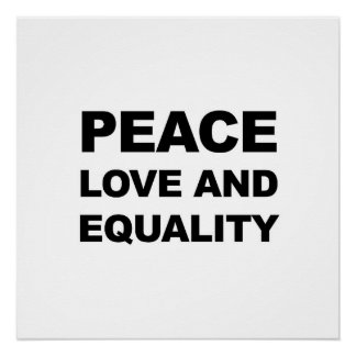 Equality Posters | Zazzle.com.au