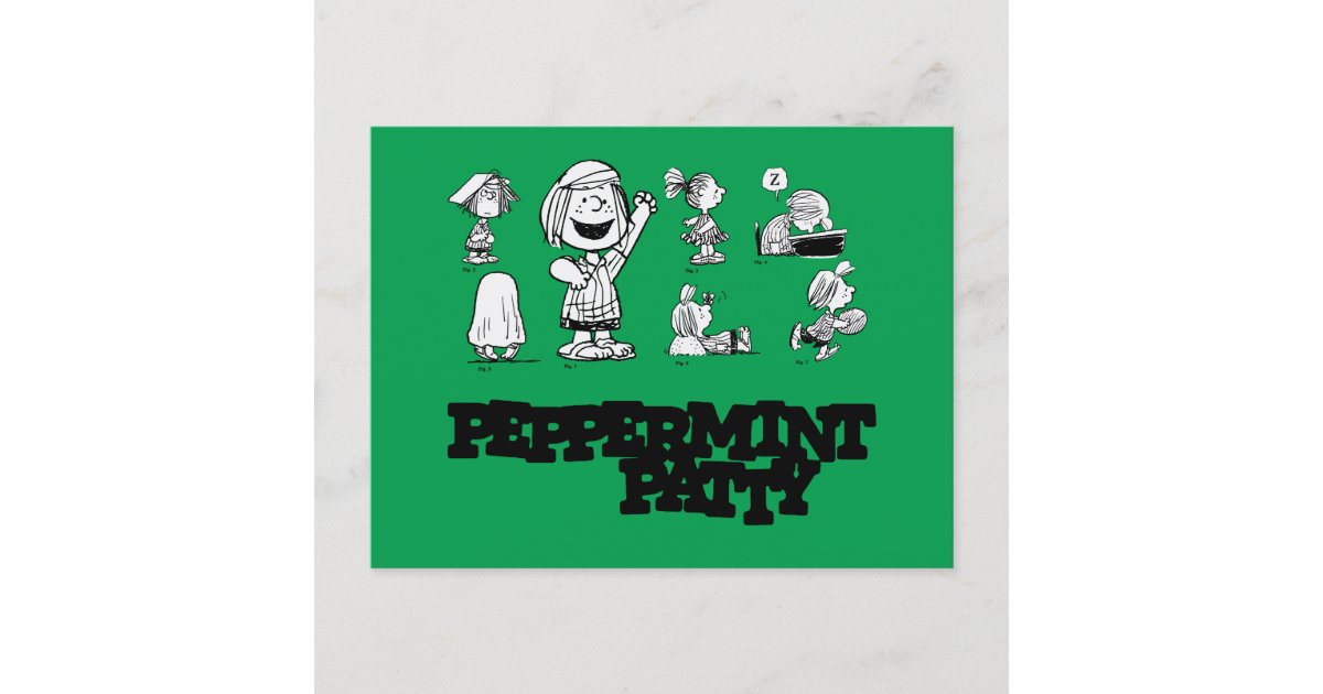 Peanuts | Peppermint Patty Postcard | Zazzle