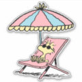 PEANUTS | Woodstock Relaxing at the Beach | Zazzle