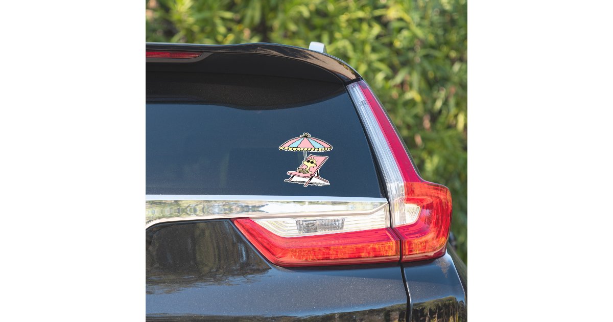 PEANUTS | Woodstock Relaxing at the Beach | Zazzle