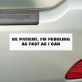 Peddle Powered car? Bumper Sticker | Zazzle