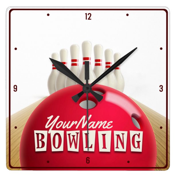 Bowling Wall Clocks | Zazzle.com.au