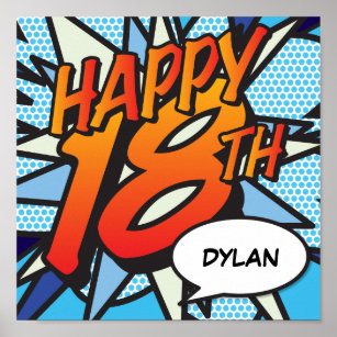 18th Birthday Posters & Photo Prints | Zazzle AU