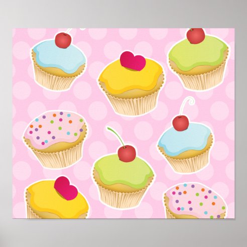 Cupcake Posters & Photo Prints | Zazzle AU