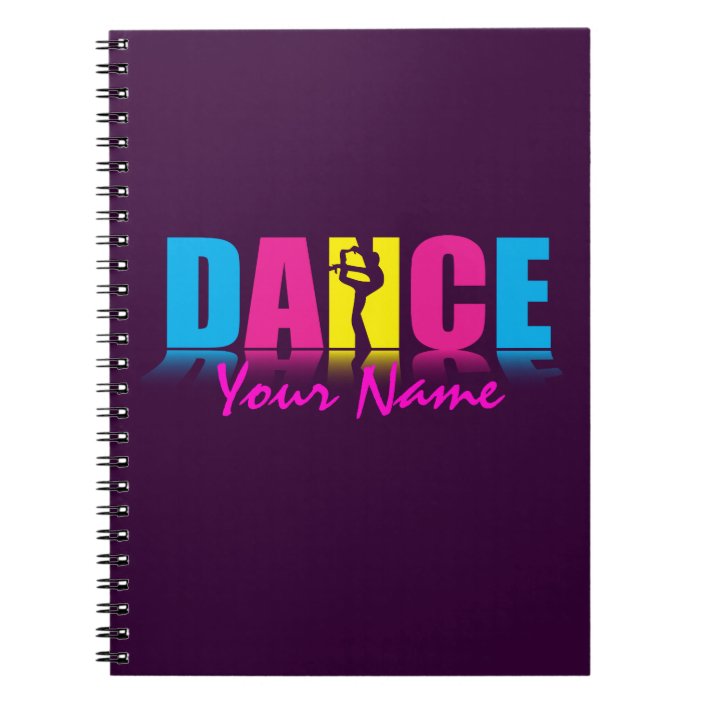 Personalised Dance Dancer Notebook | Zazzle.com.au
