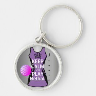 Netball Key Rings & Keychains | Zazzle AU