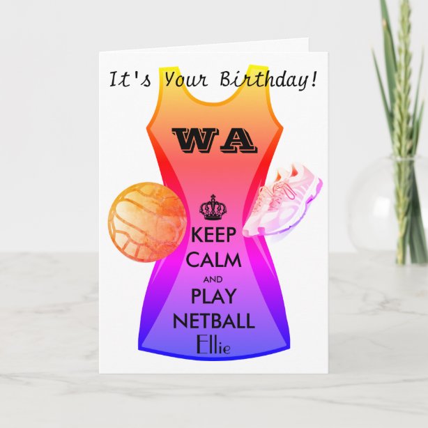 Netball Cards | Zazzle AU