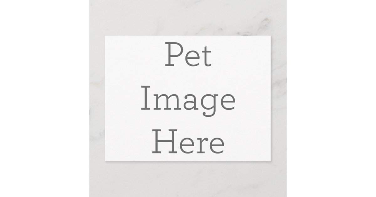 Personalised Pet Postcard Gift | Zazzle