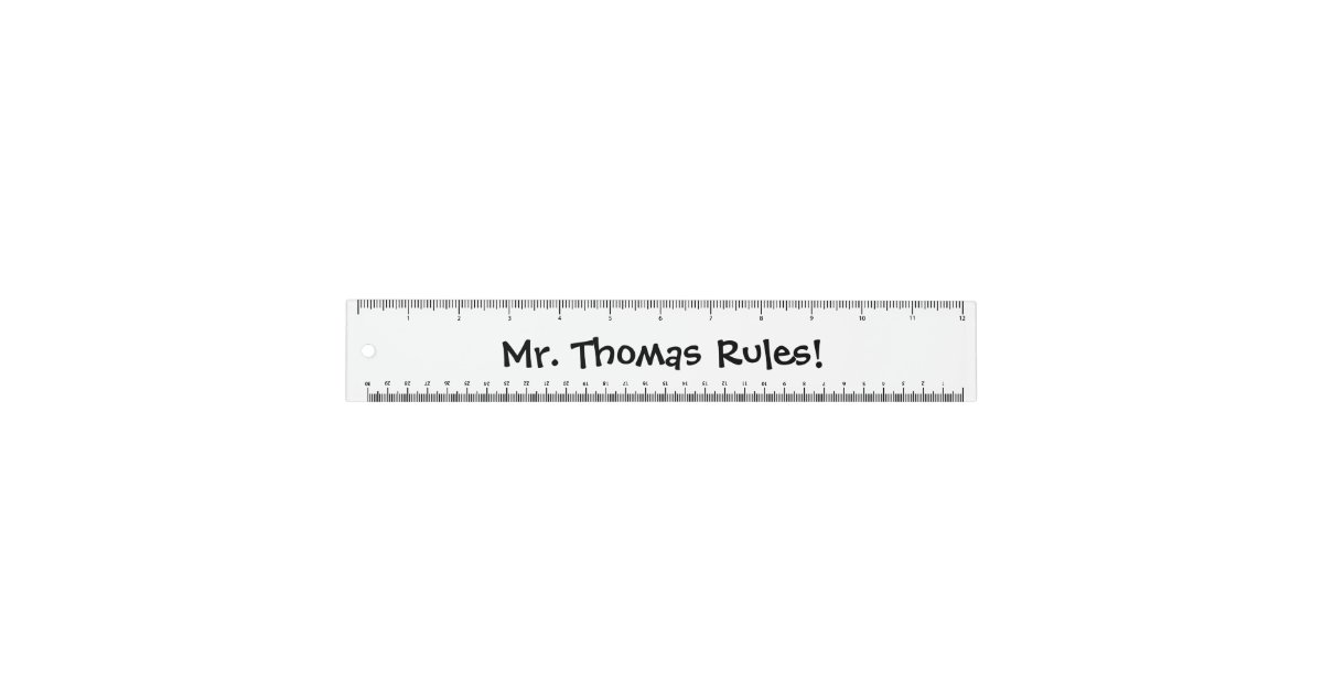 Personalised Ruler | Zazzle