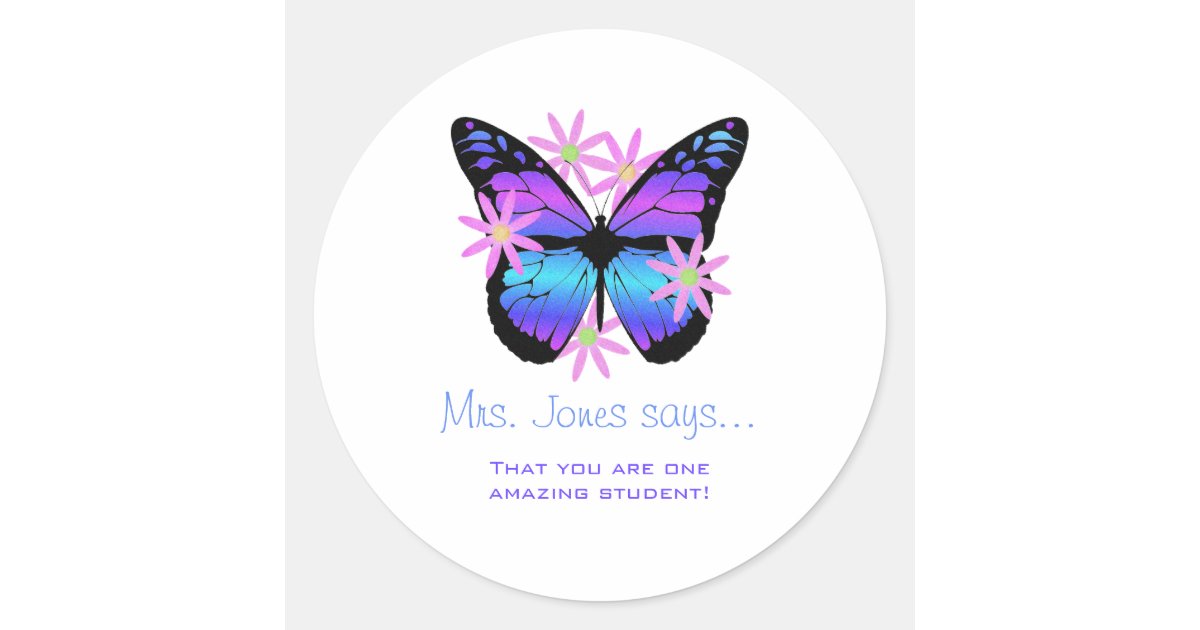 Personalised Teacher Stickers | Zazzle