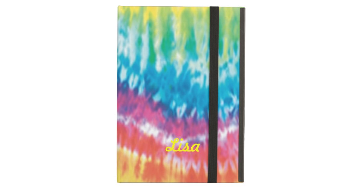 Personalised Tie Dye iPad Case | Zazzle