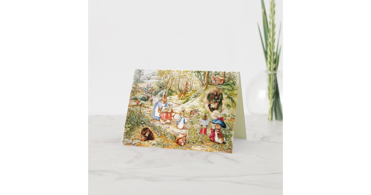 Peter the Rabbit Thank You Card | Zazzle