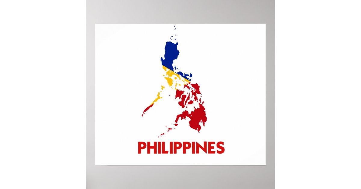 PHILIPPINES MAP POSTER | Zazzle