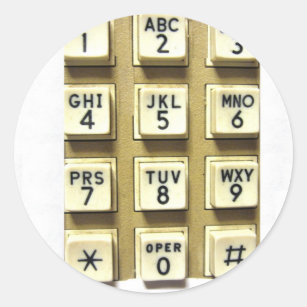 Phone Number Stickers | Zazzle AU