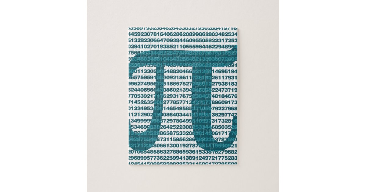 Pi Day numbers Jigsaw Puzzle | Zazzle