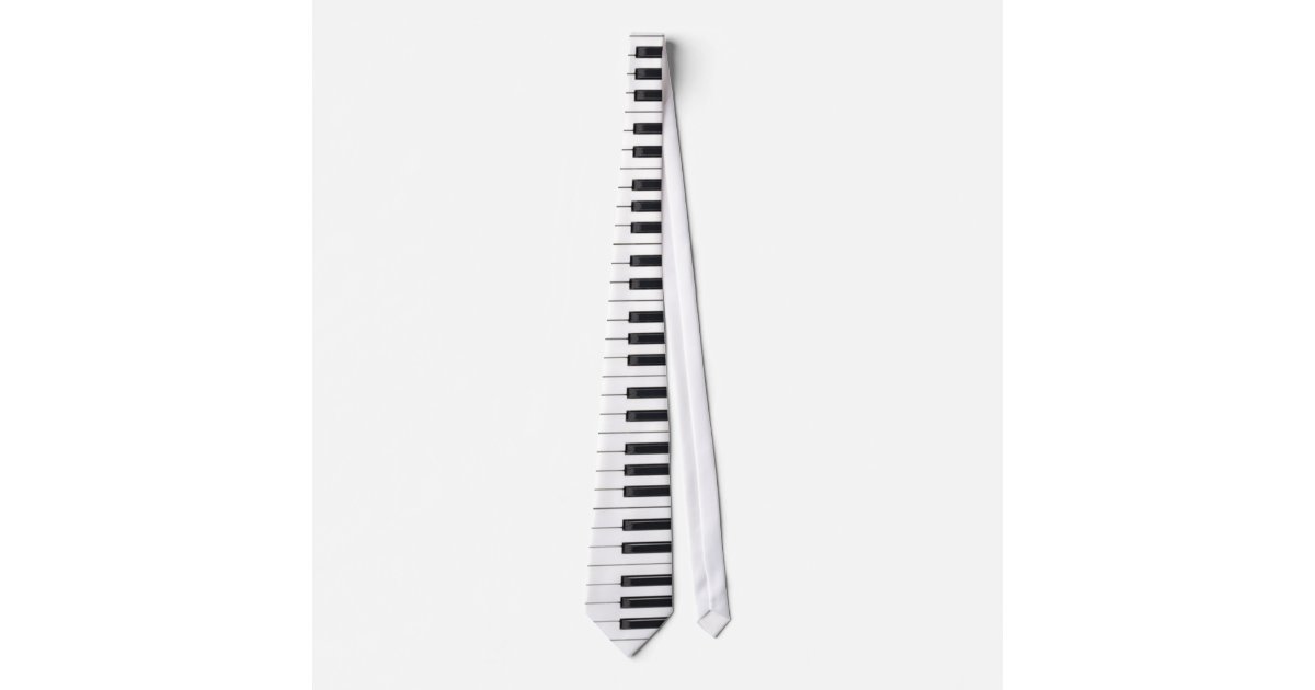 Piano Keyboard Necktie Zazzle