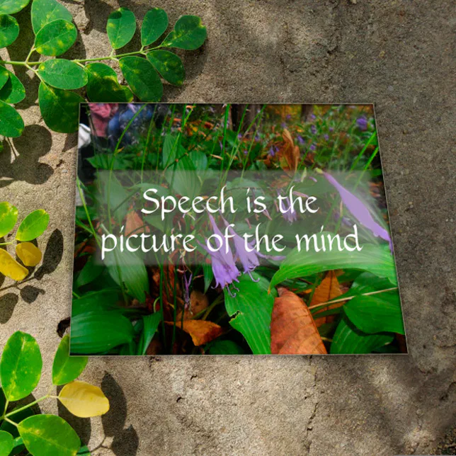 Picture of the mind wisdom greenery poster | Zazzle