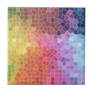 Multi Coloured Decorative Ceramic Tiles | Zazzle.com.au