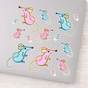 Mice Stickers | Zazzle AU