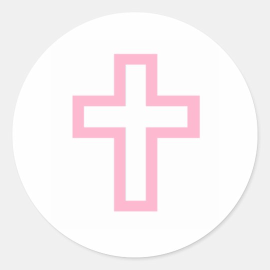 "Pink Cross" Stickers | Zazzle.com.au